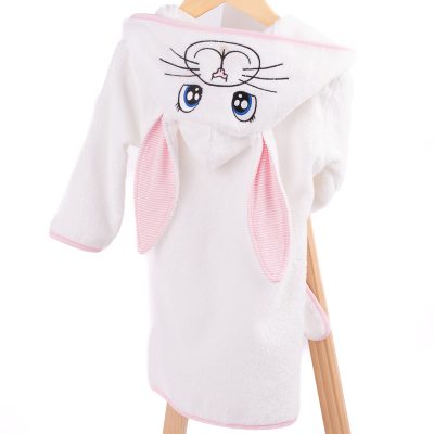 Personalised Bunny Hooded Baby Robe | One Little Day