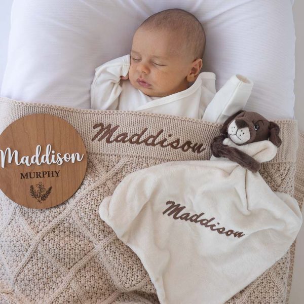 Birth Announcement Discs | Personalised With Baby Names