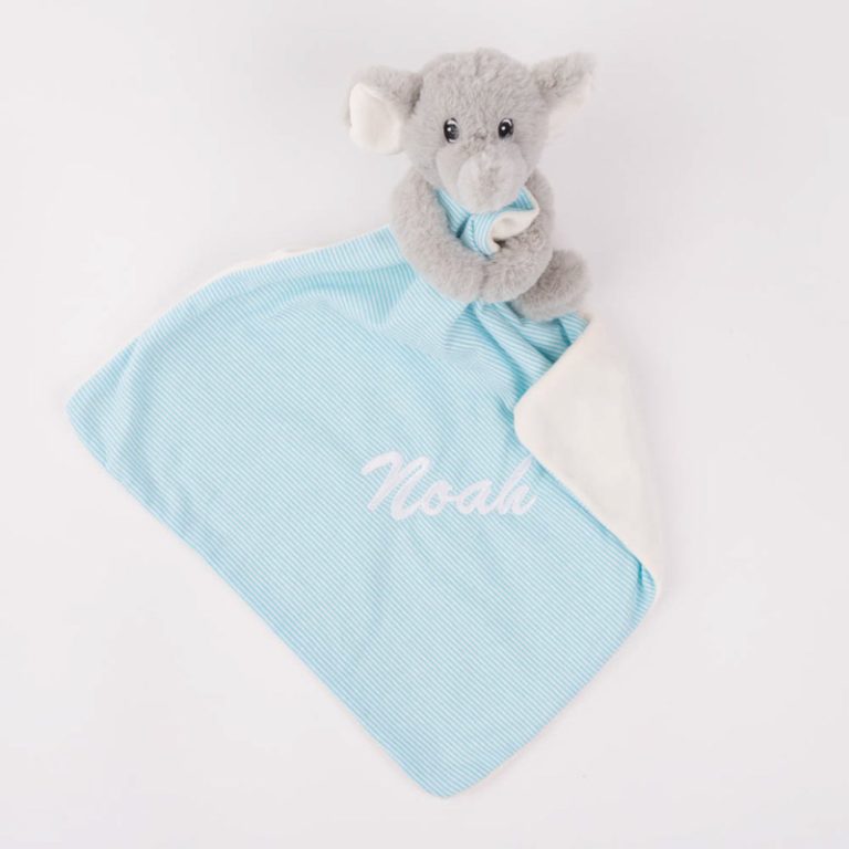 Personalised Elephant Baby Comforter | One Little Day